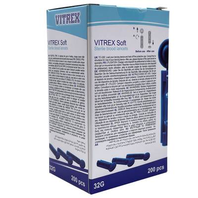 Vitrex soft lansetti (32G, 200 kpl) - Diabeteskauppa.fi